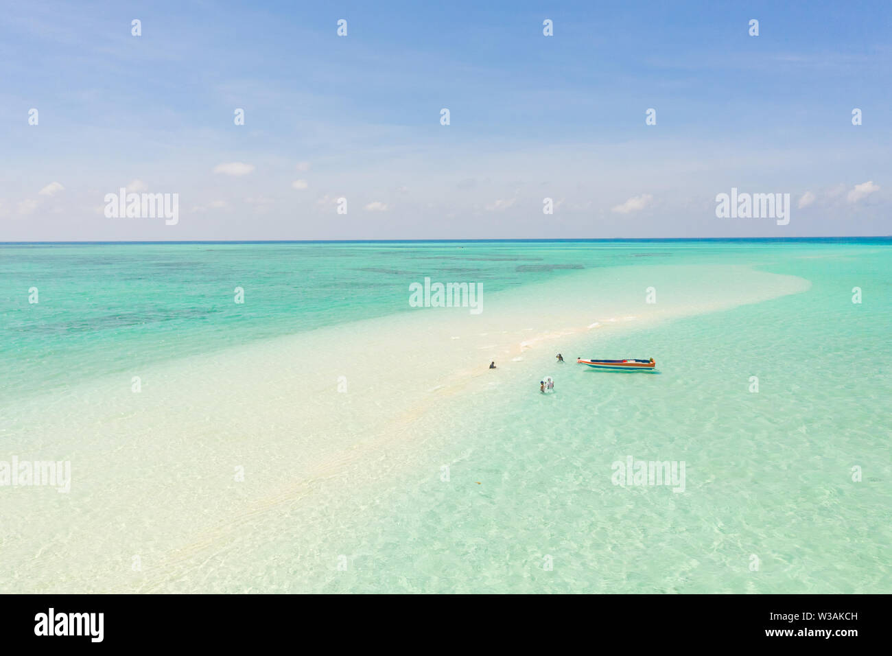Mansalangan sandbar, Balabac, Palawan, Philippines. Tropical islands ...