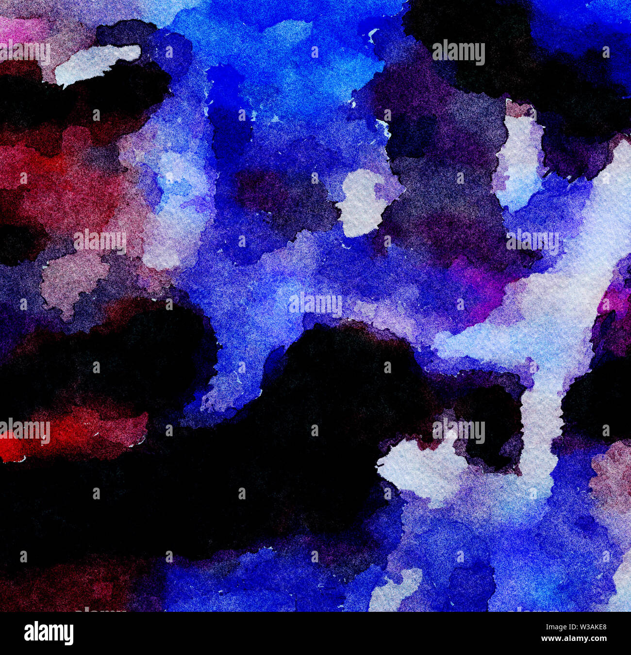 Abstract watercolor background. Water paint on paper. Acrylic wet ...