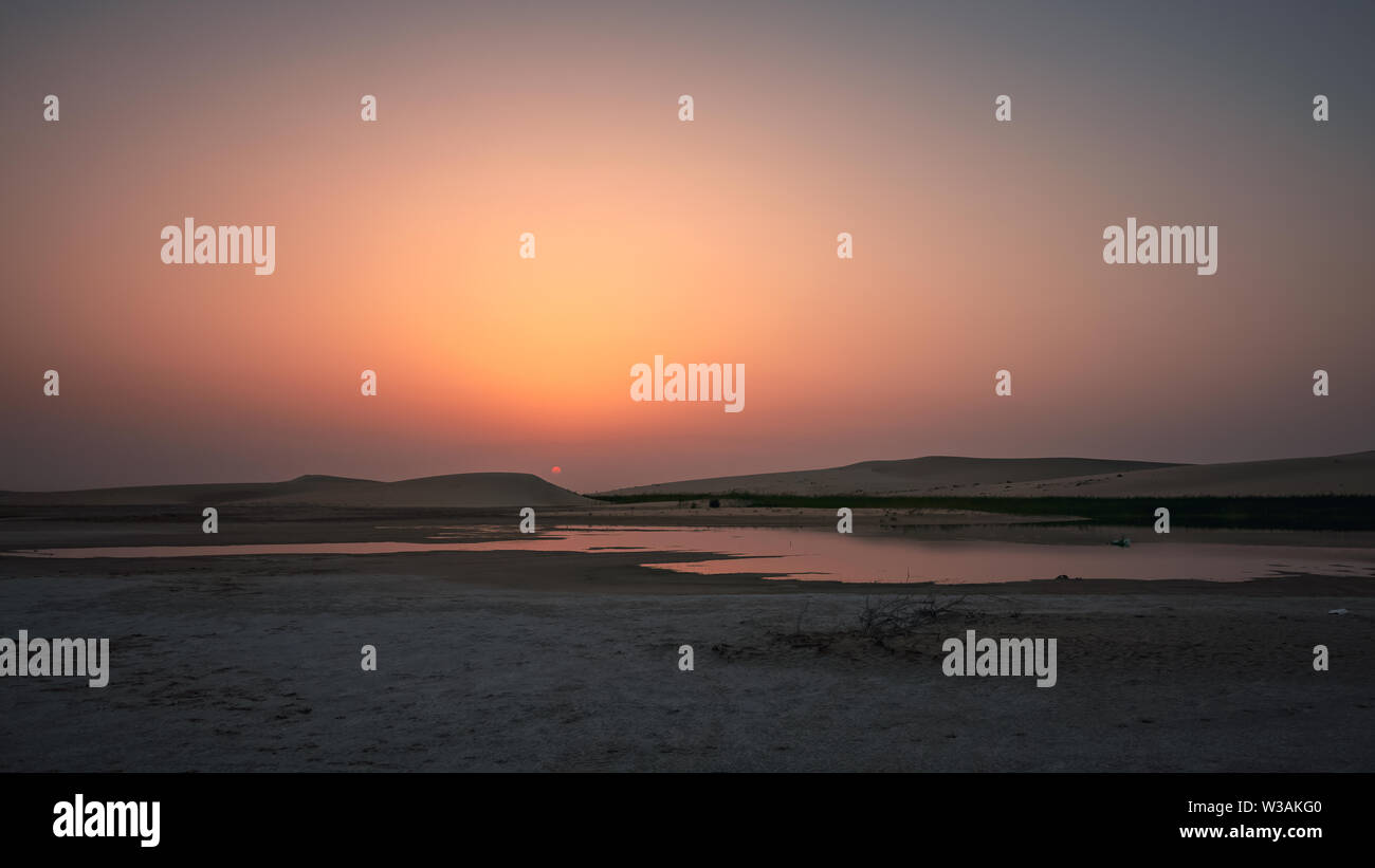 Beautiful Sunrise in Dammam Saudi Arabia Desert Stock Photo - Alamy