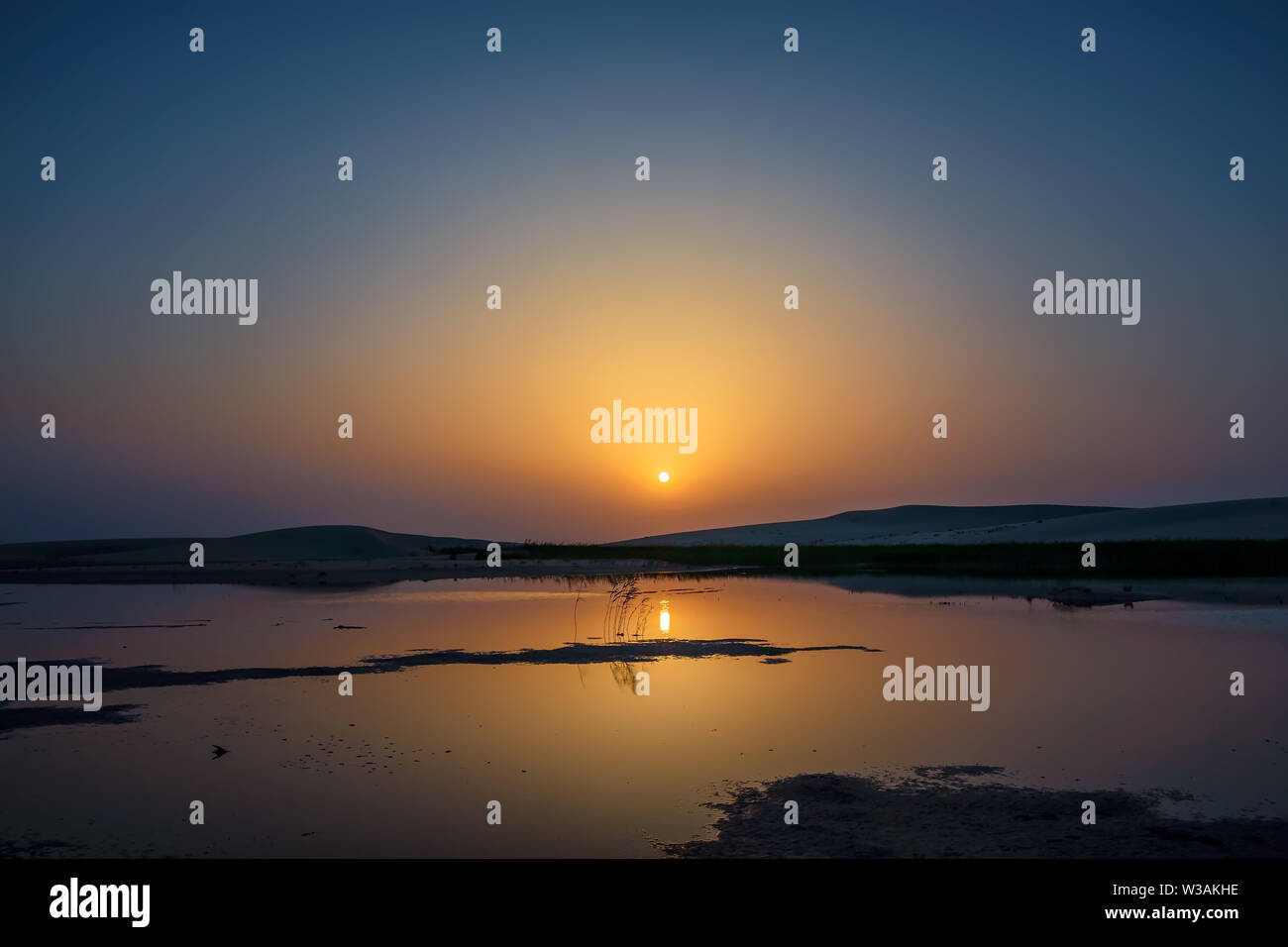 Beautiful Sunrise in Dammam Saudi Arabia Desert Stock Photo - Alamy