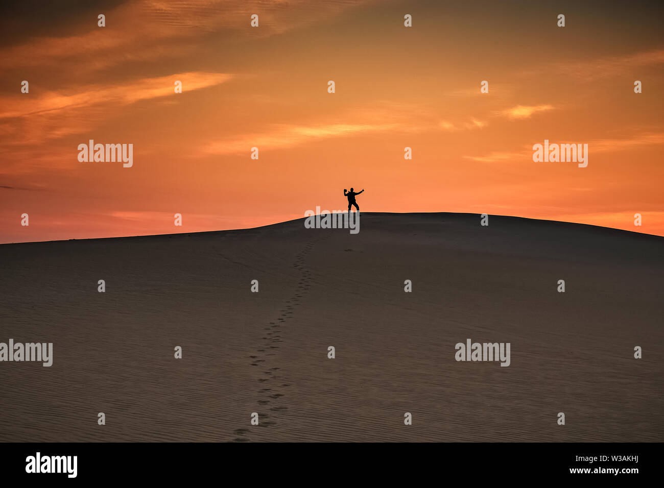 Beautiful Desert landscape view in Dammam Saudi Arabia Stock Photo - Alamy