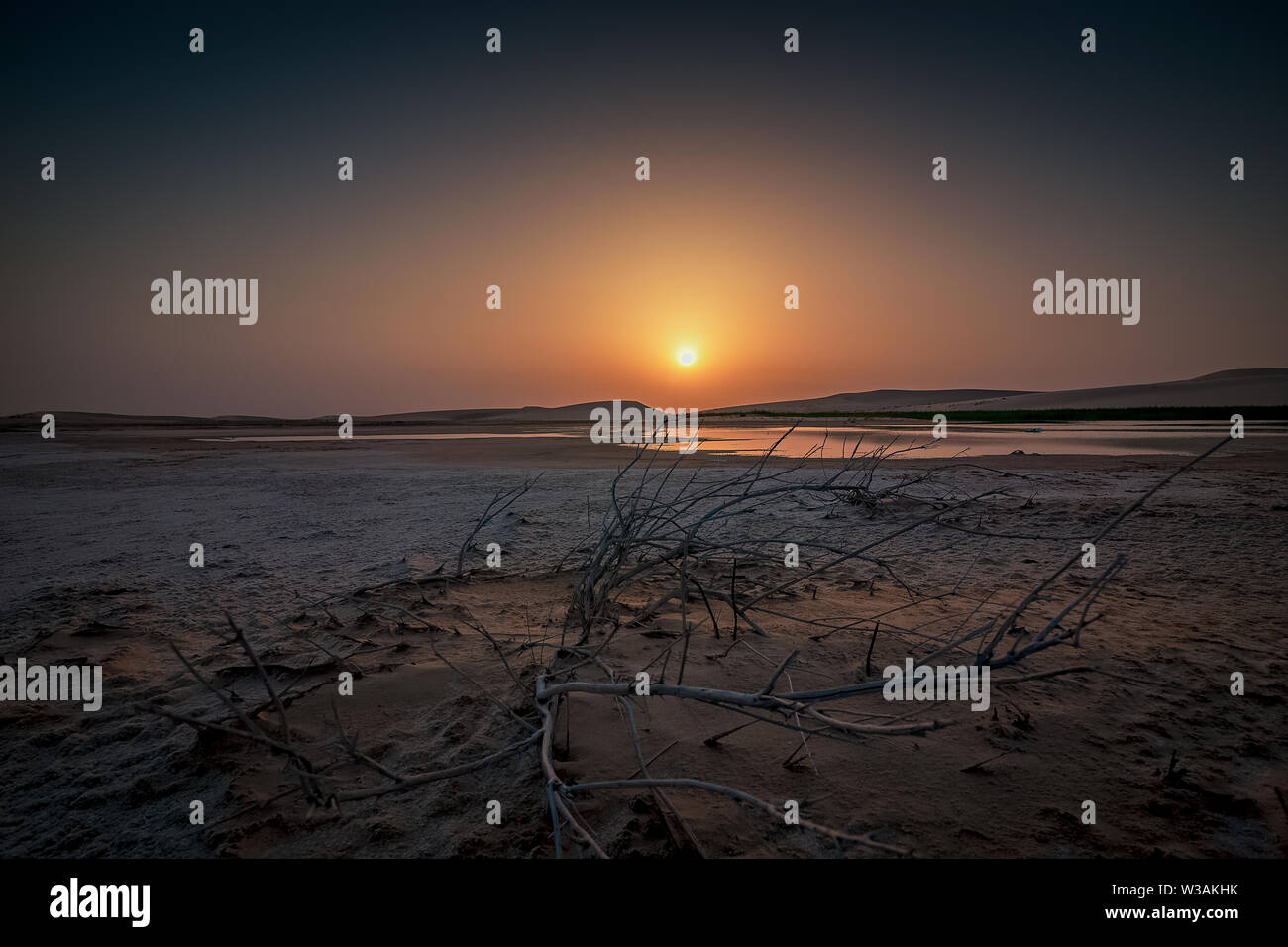 Beautiful Sunrise in Dammam Saudi Arabia Desert Stock Photo - Alamy