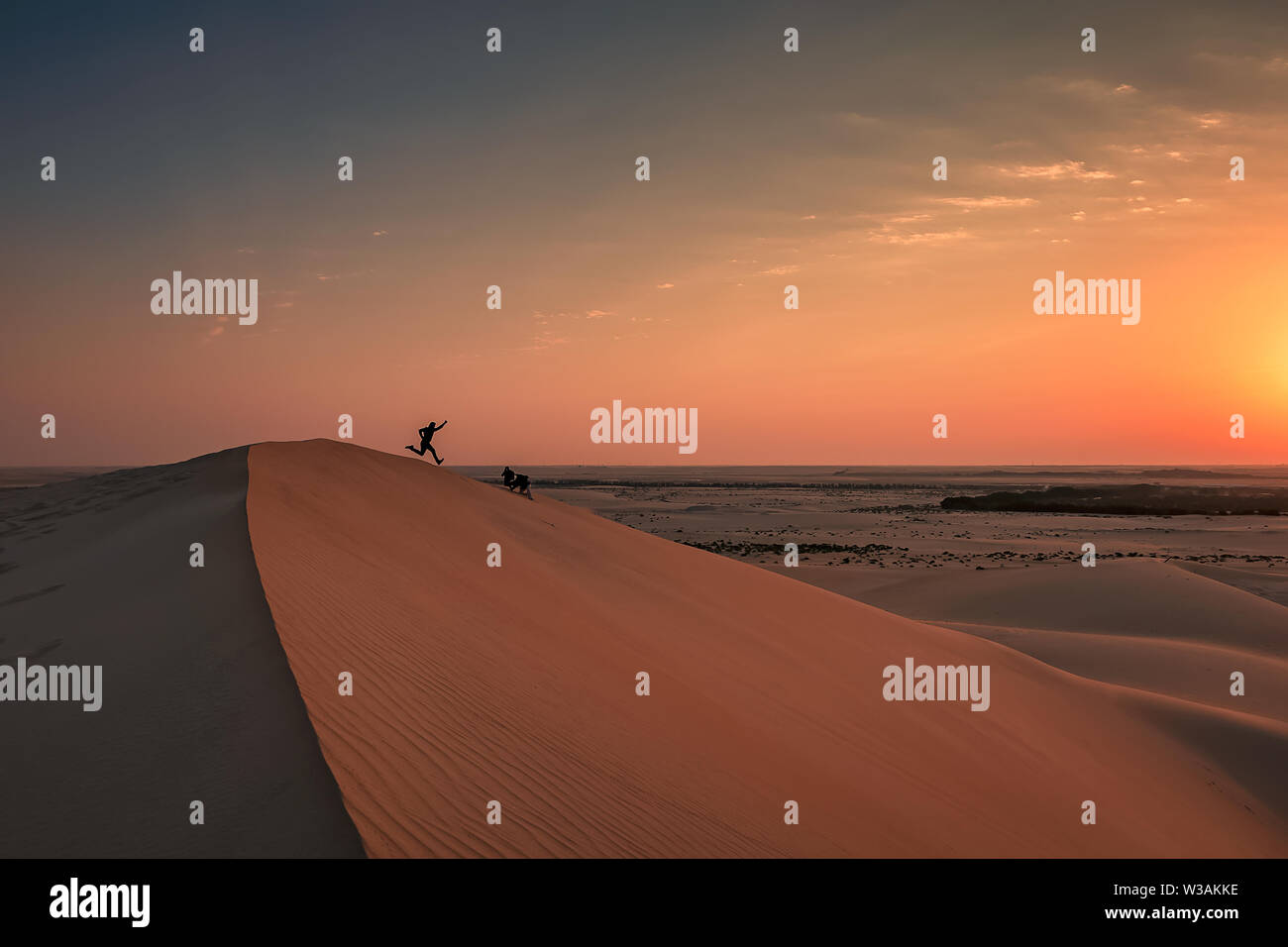 Beautiful Desert landscape view in Dammam Saudi Arabia Stock Photo - Alamy