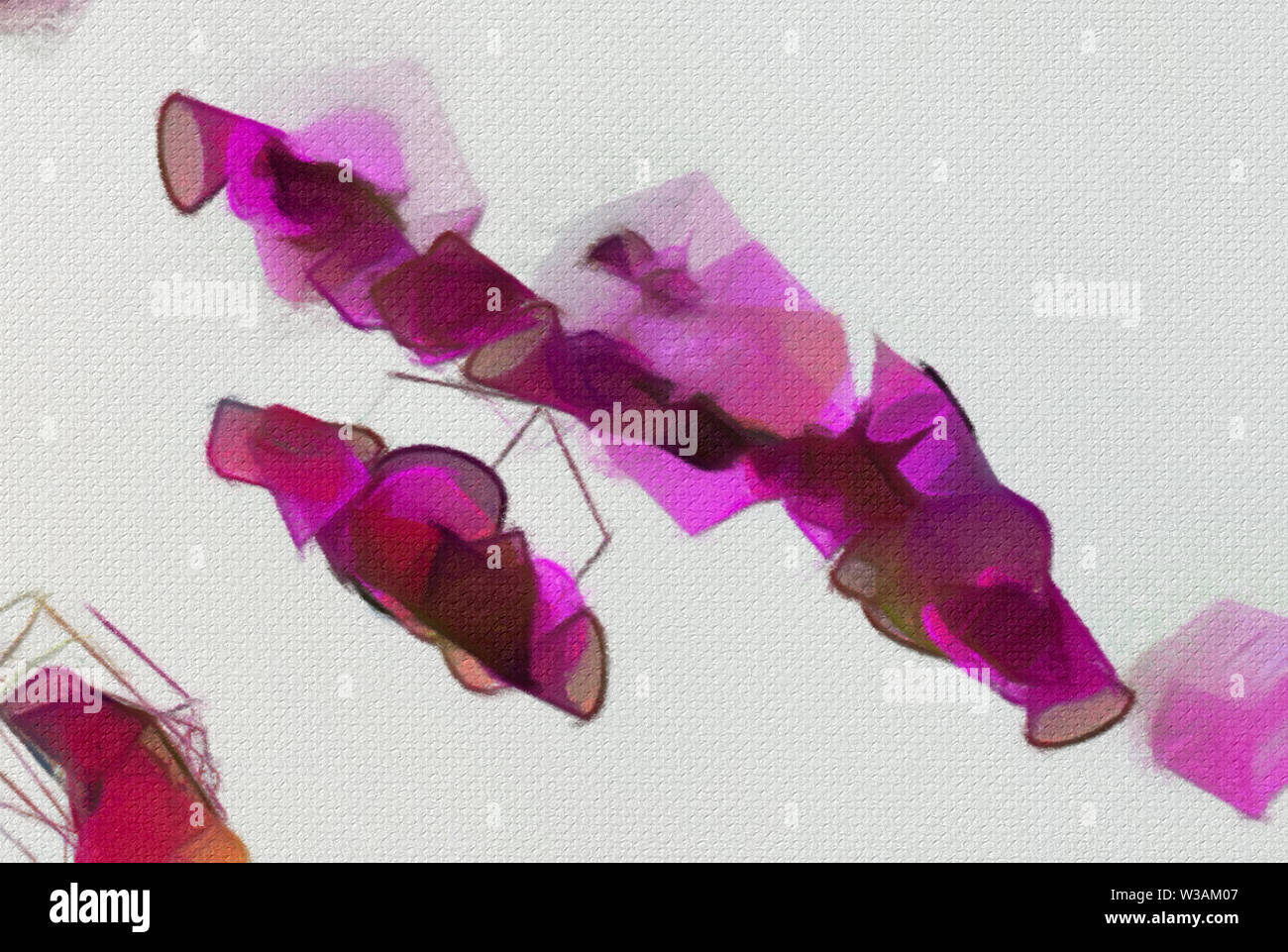 Hand drawn abstract background template for flyer, poster, banner ...