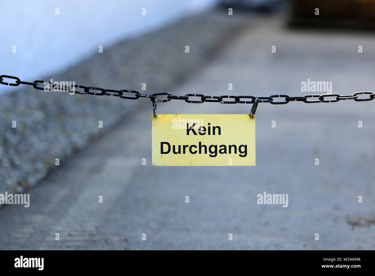 Stop Sign Hanging On Chain High Resolution Stock Photography and Images ...