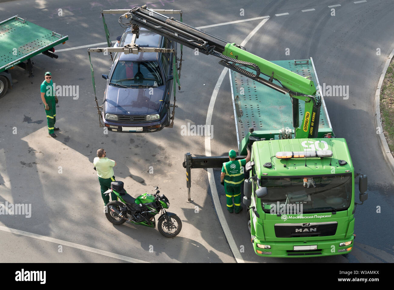 Forklift parking hi-res stock photography and images - Alamy