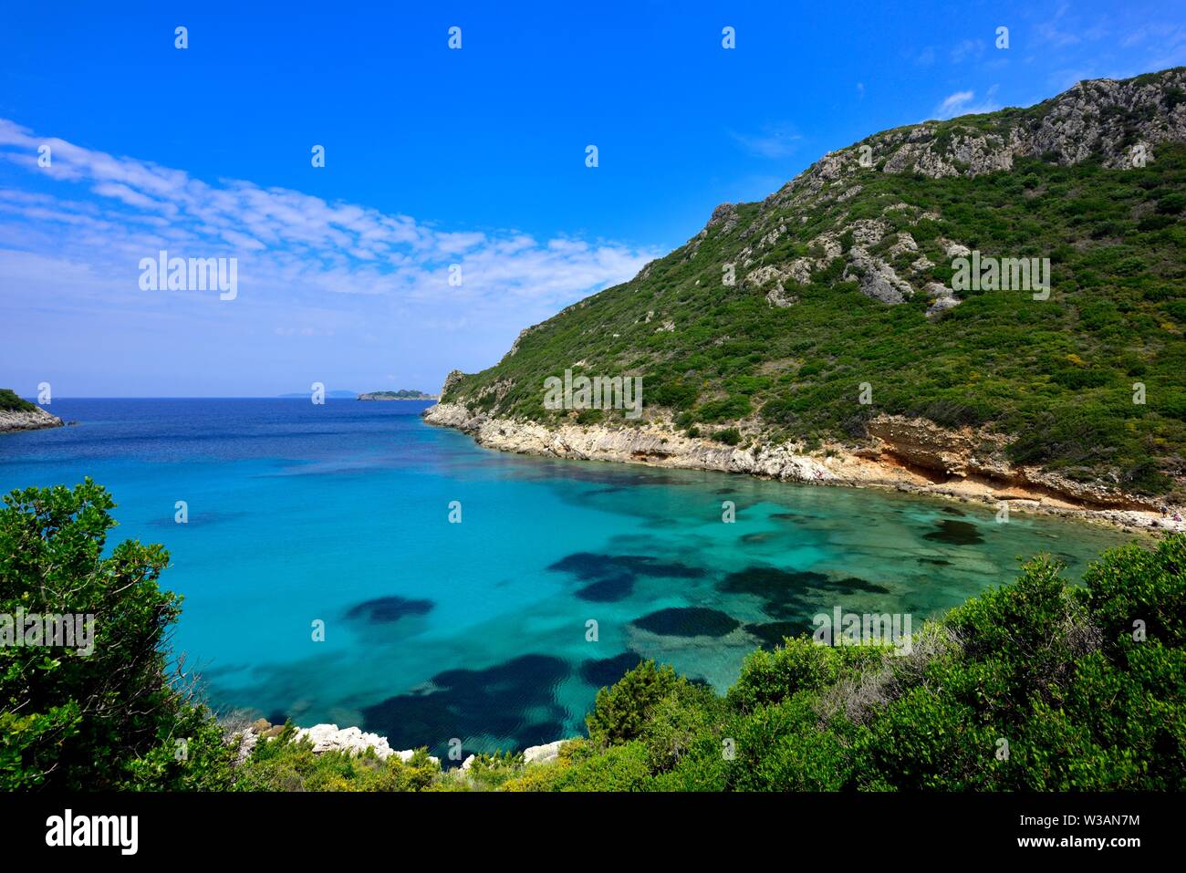 Porto timoni beach, Cape Arillas, Porto Timoni, Afionas, Corfu, Greece ...