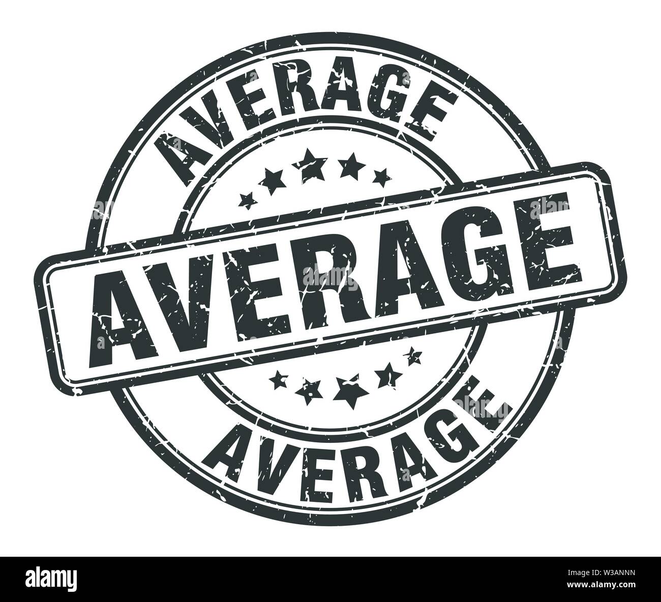 average stamp. average round grunge sign. average Stock Vector Image ...