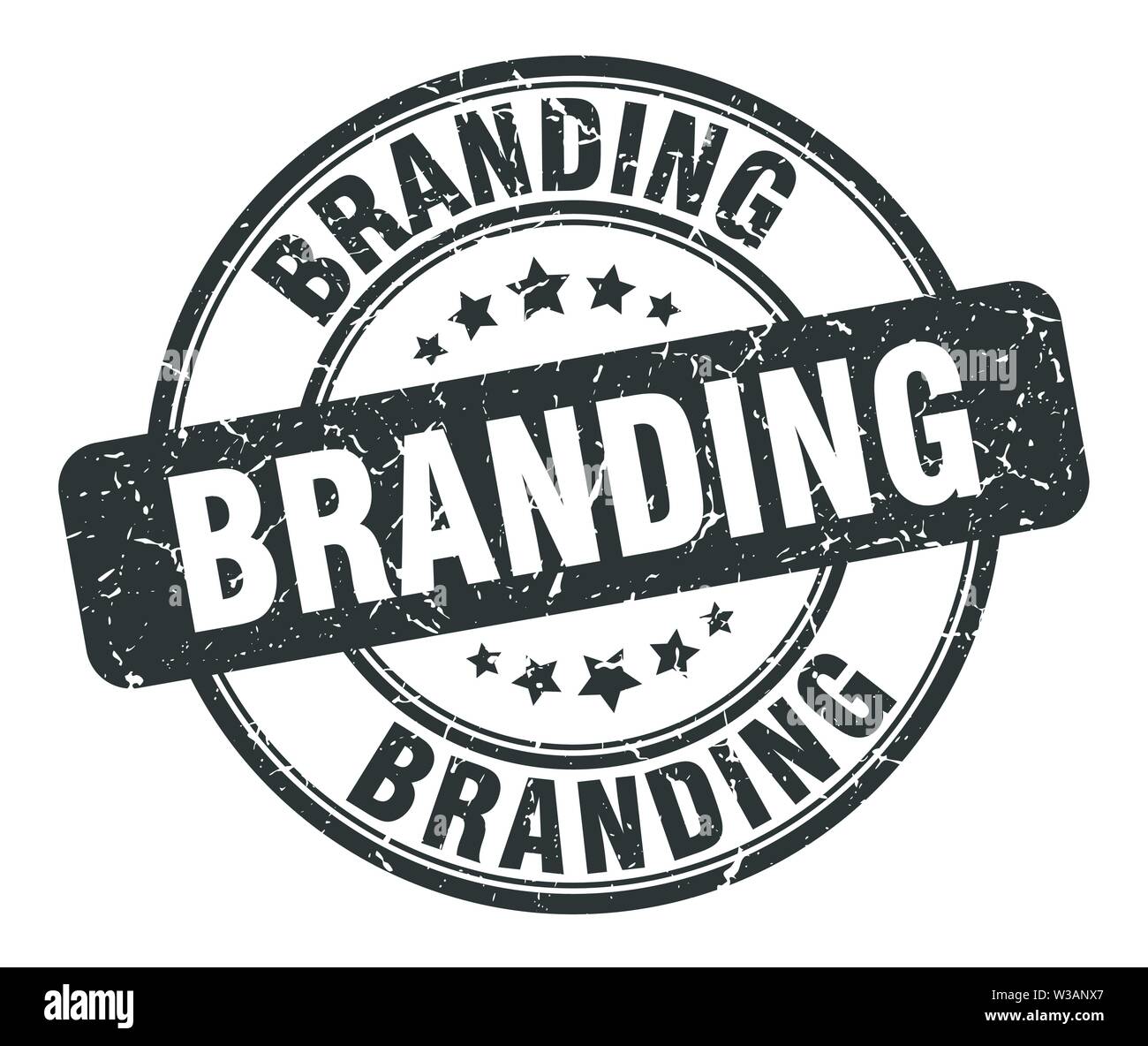 branding stamp. branding round grunge sign. branding Stock Vector Image ...