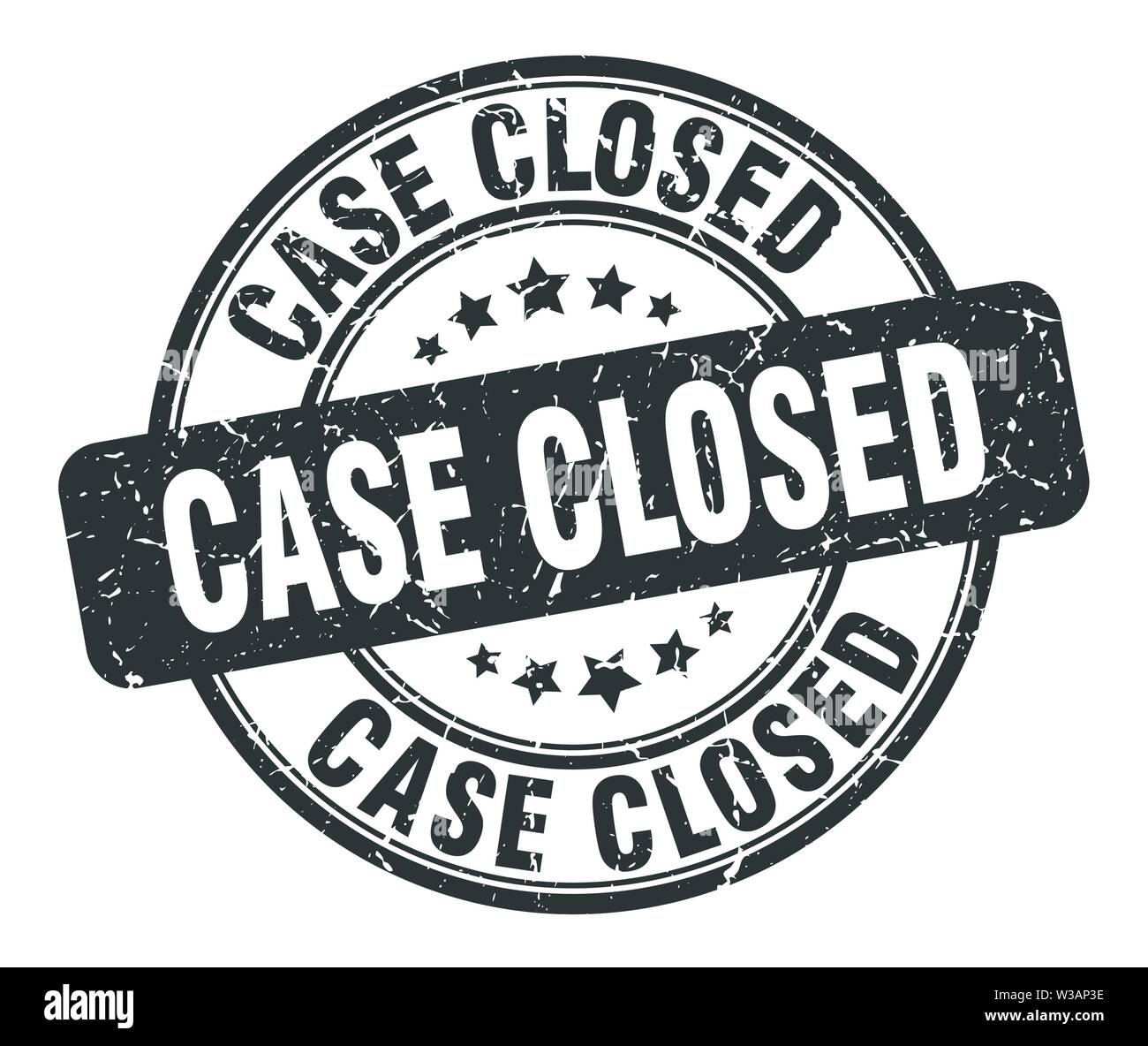 case closed stamp. case closed round grunge sign. case closed Stock ...