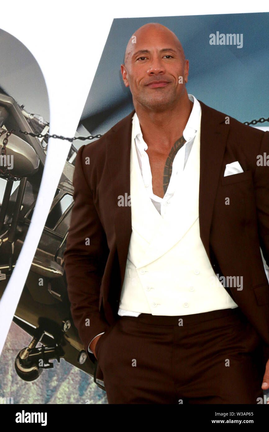 July 13, 2019 - Los Angeles, CA, USA - LOS ANGELES - JUL 13: Dwayne ...