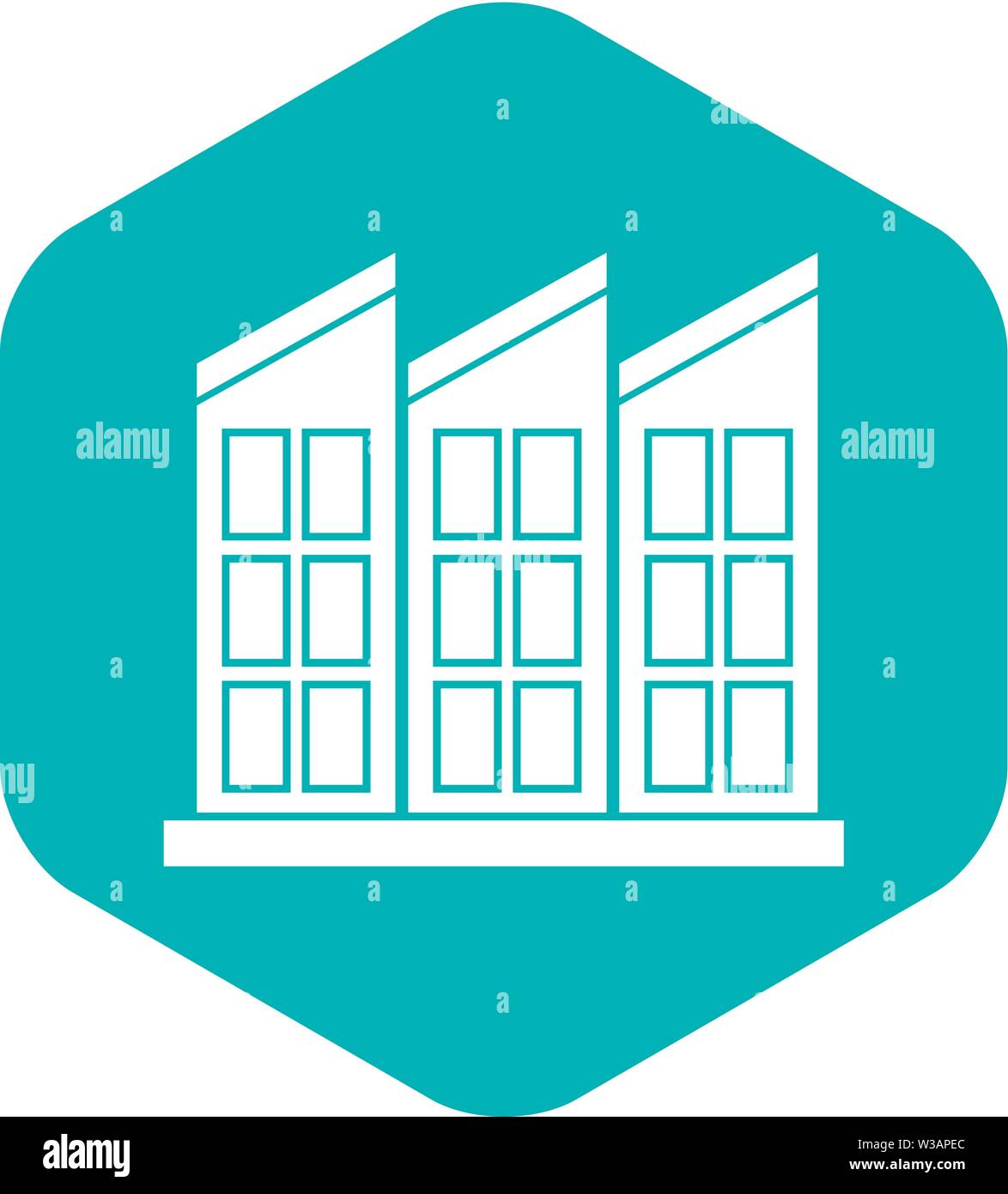 Building icon, simple style Stock Vector Image & Art - Alamy