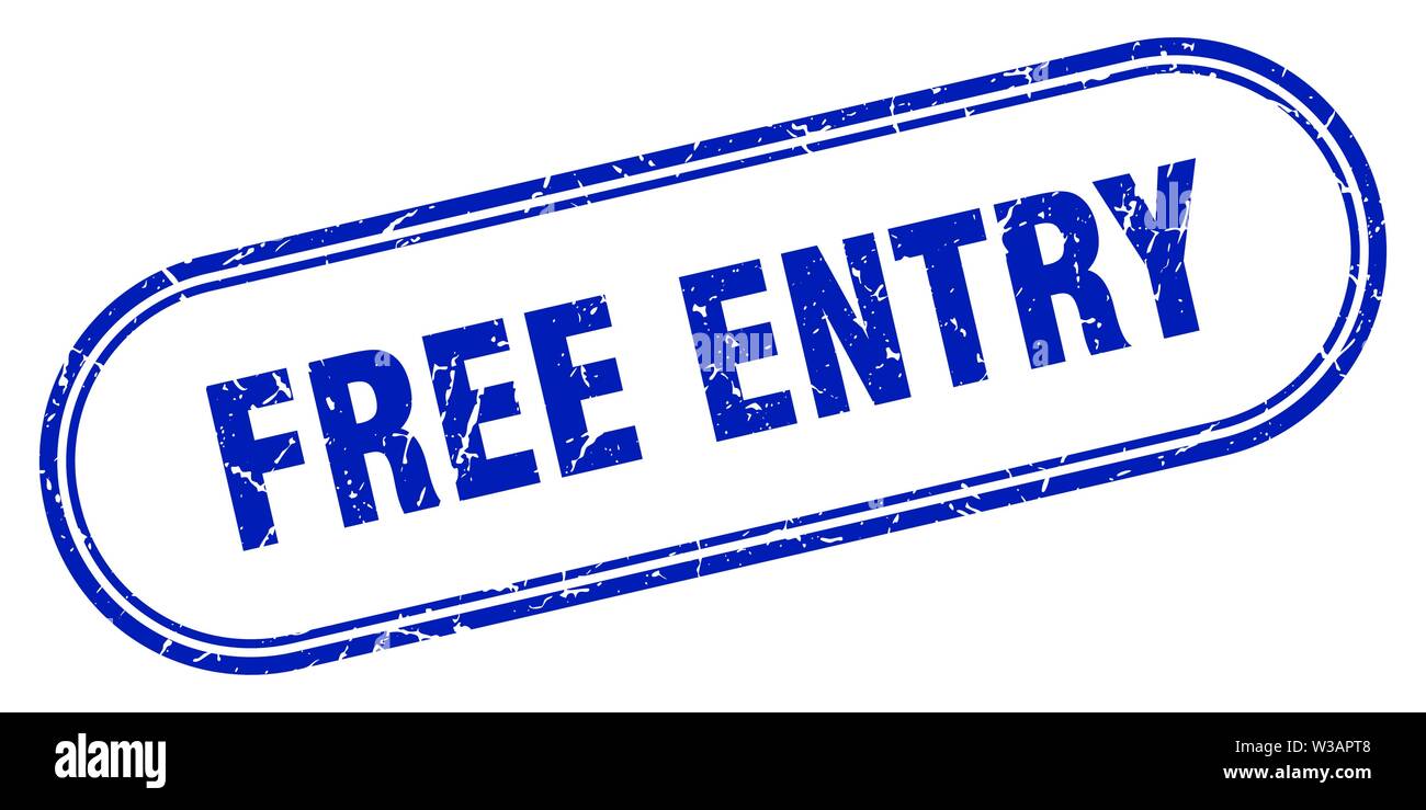 Free entry stamp sign seal Cut Out Stock Images & Pictures - Alamy