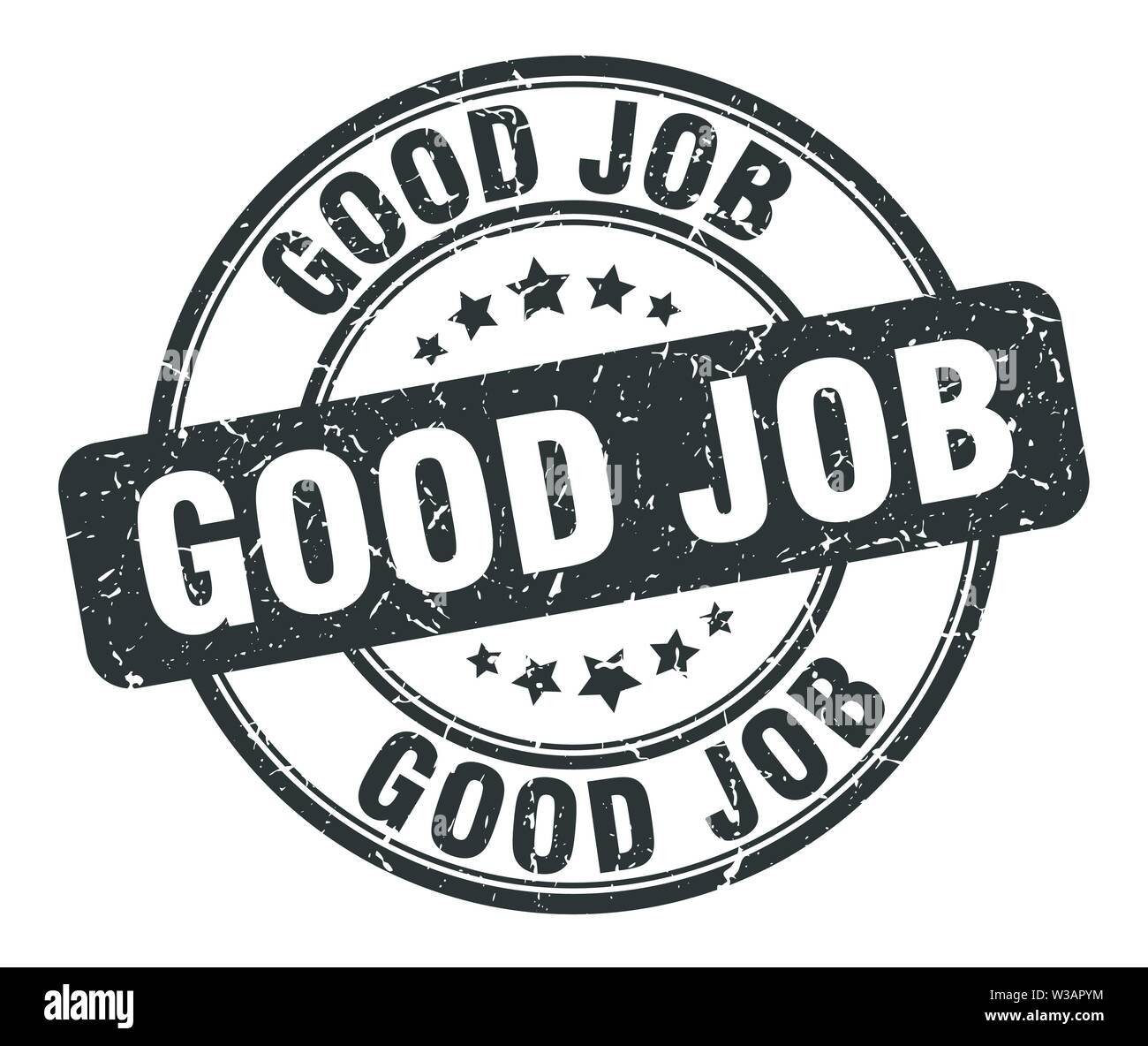 good job stamp. good job round grunge sign. good job Stock Vector Image ...