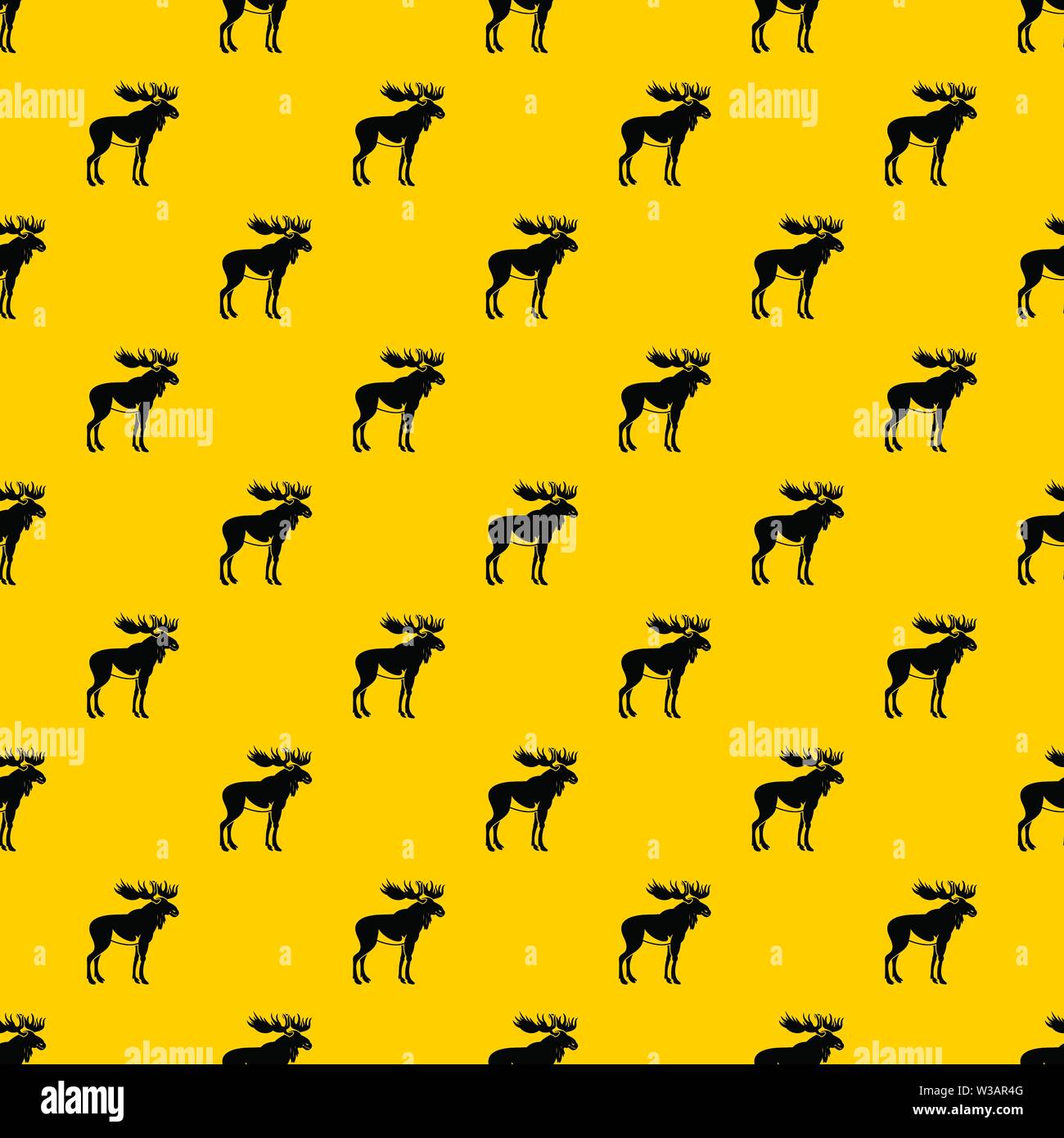 Moose pattern vector Stock Vector Image & Art - Alamy