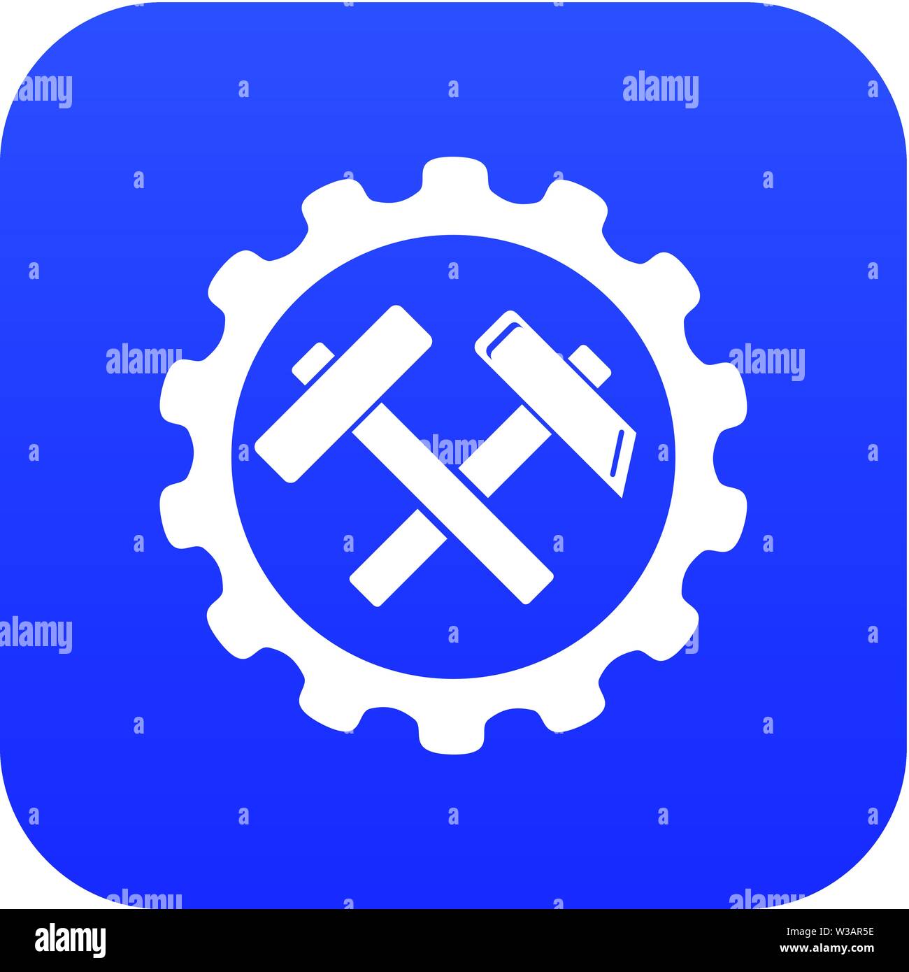 Gear icon, simple style Stock Vector Image & Art - Alamy