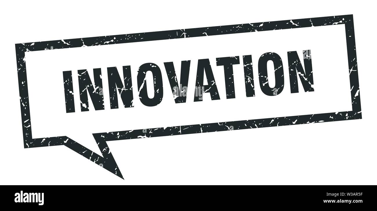 innovation sign. innovation square speech bubble. innovation Stock ...