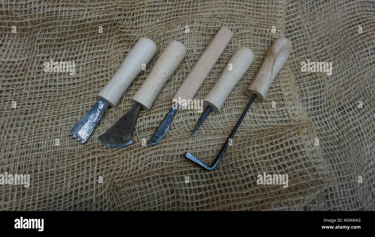 Leatherworking hi-res stock photography and images - Alamy