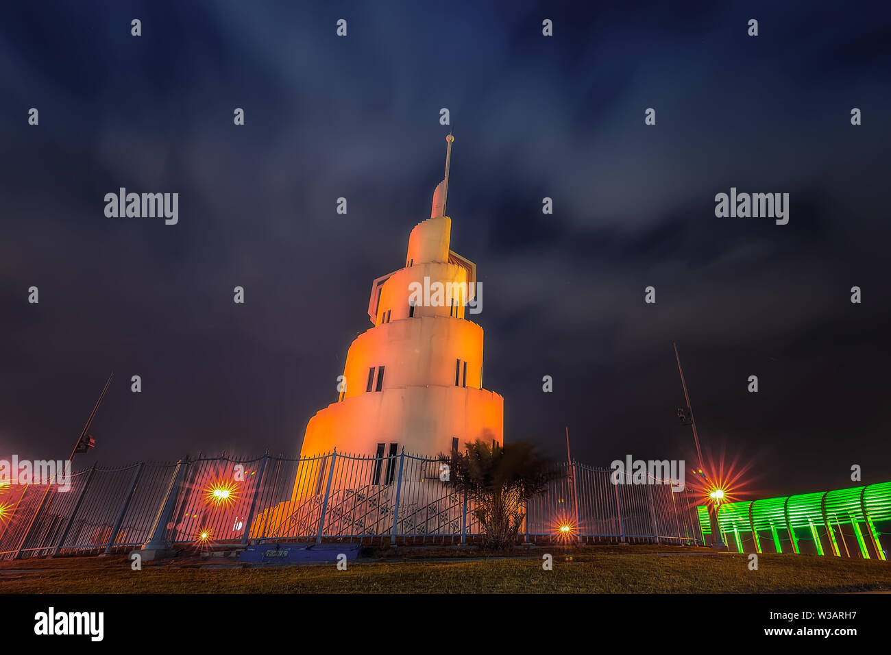 Marjan island night view Dammam Saudi Arabia Stock Photo - Alamy