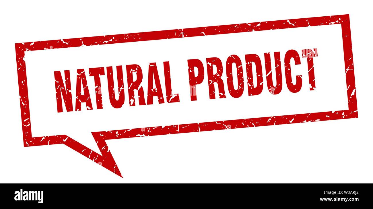 natural product sign. natural product square speech bubble. natural ...