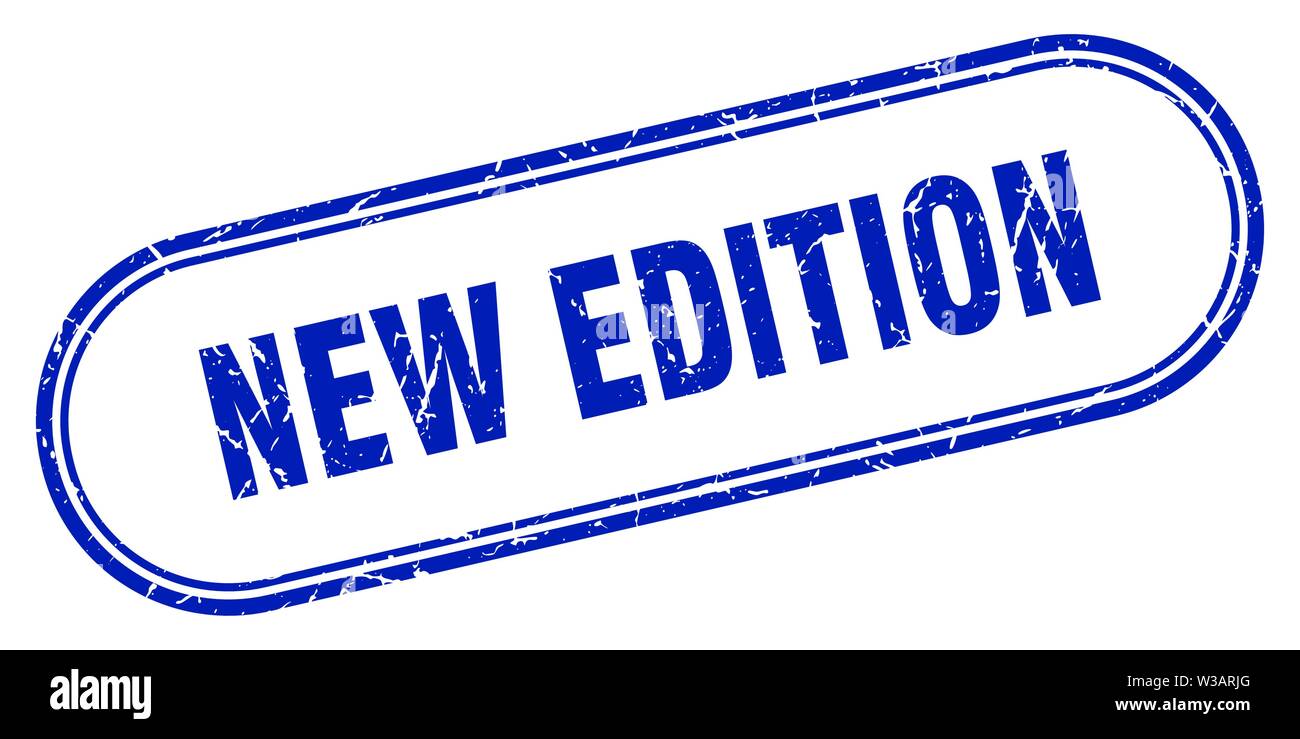 new edition stamp. new edition square grunge sign. new edition Stock ...
