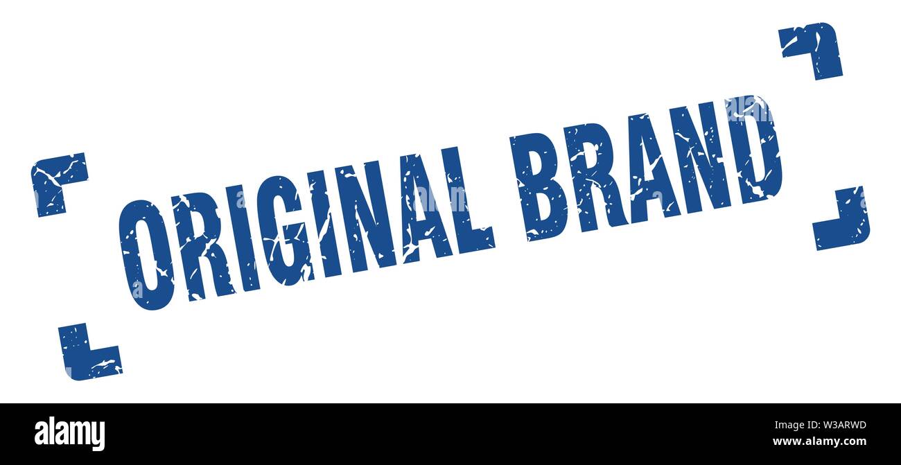 original brand stamp. original brand square grunge sign. original brand ...