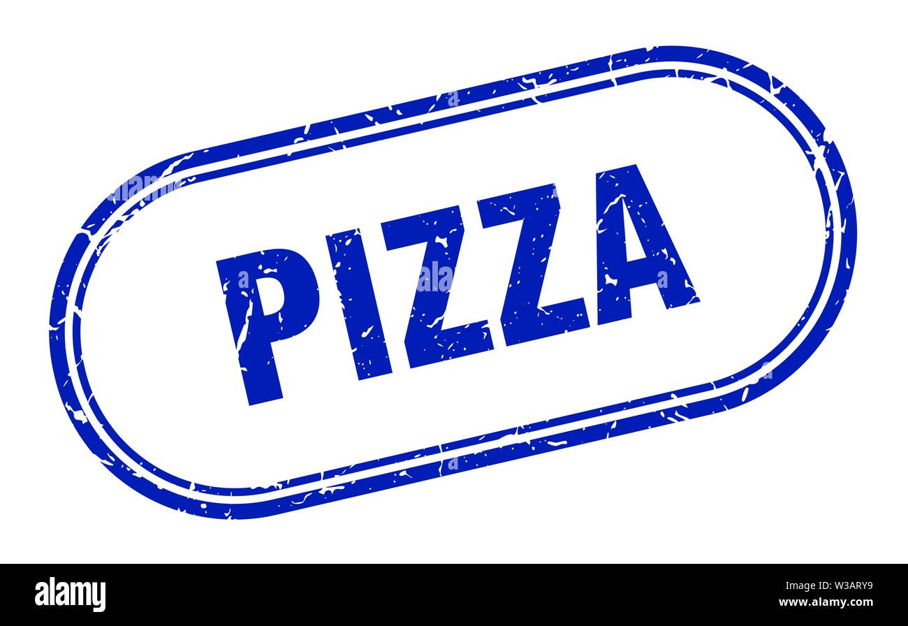 pizza stamp. pizza square grunge sign. pizza Stock Vector Image & Art ...