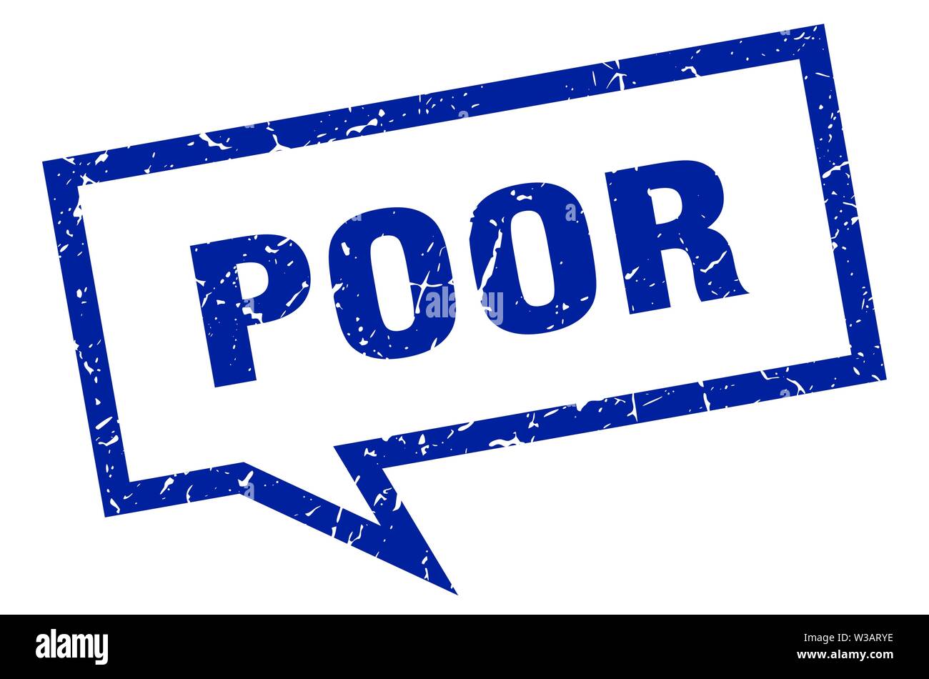poor sign. poor square speech bubble. poor Stock Vector Image & Art - Alamy
