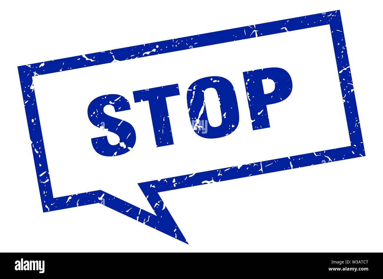 stop sign. stop square speech bubble. stop Stock Vector Image & Art - Alamy