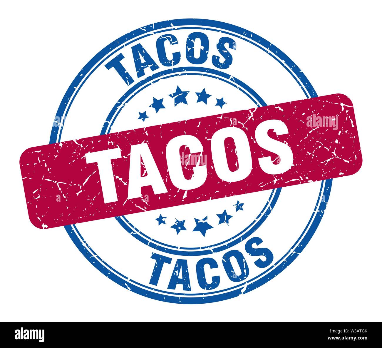 tacos stamp. tacos round grunge sign. tacos Stock Vector Image & Art ...