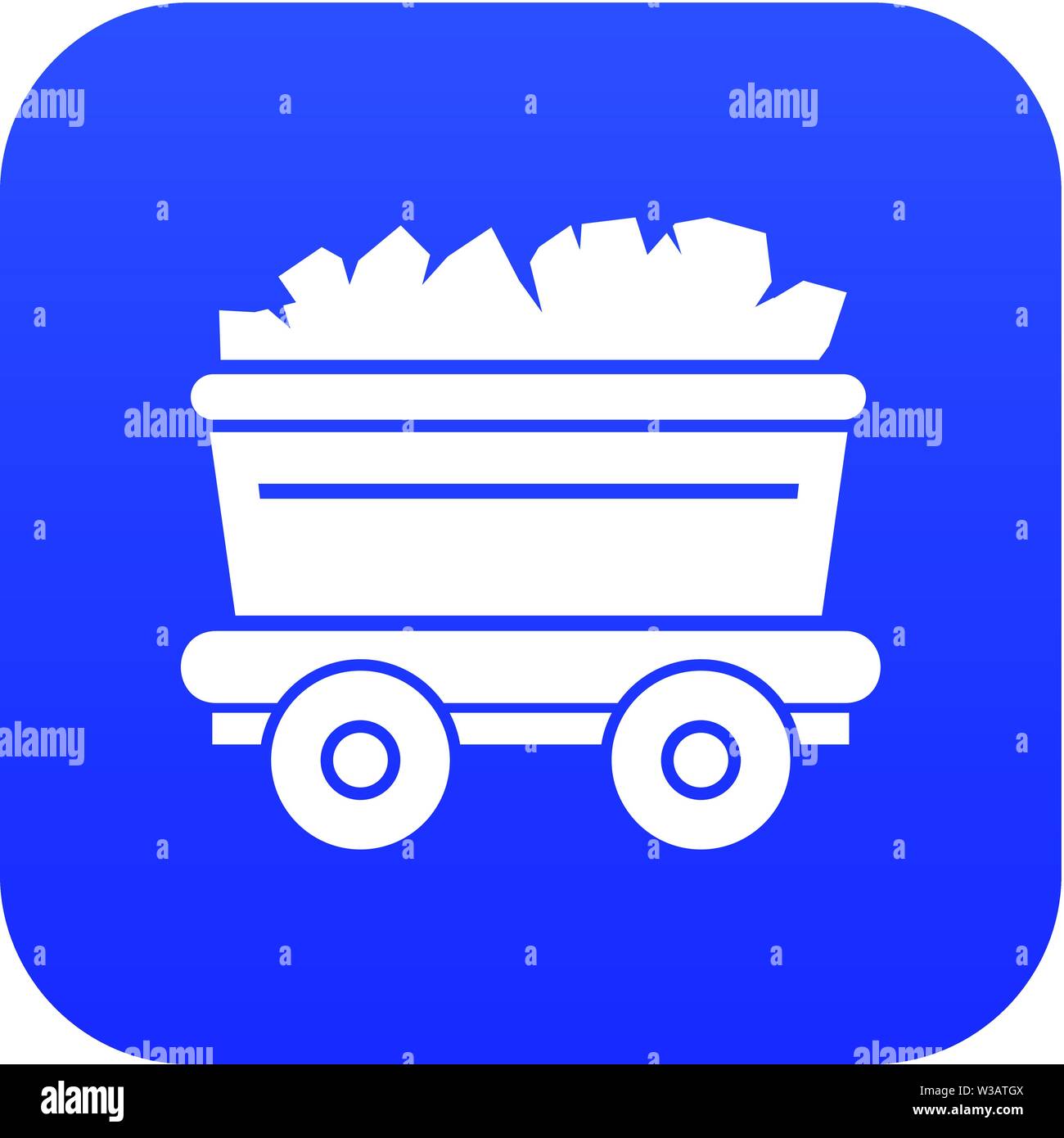Mine cart icon, simple style Stock Vector Image & Art - Alamy
