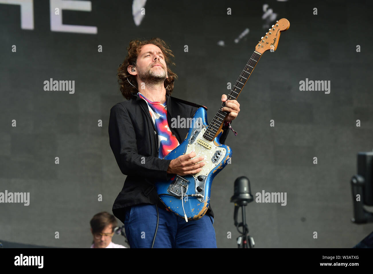 Bryce Dessner of The National performing during the British Summer Time ...