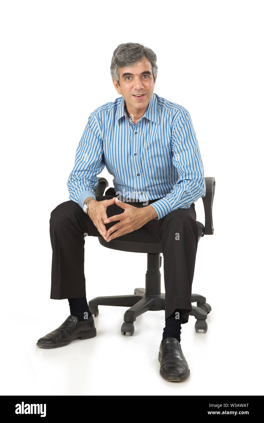 Company employee sitting in Cut Out Stock Images & Pictures - Alamy