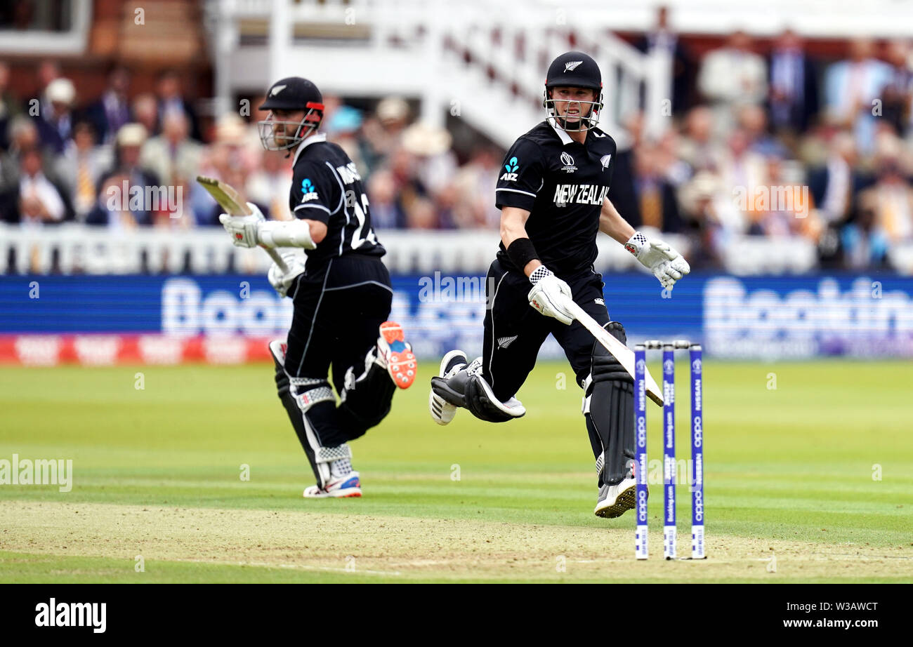 New Zealand's Henry Nicholls during the ICC World Cup Final at Lord's ...