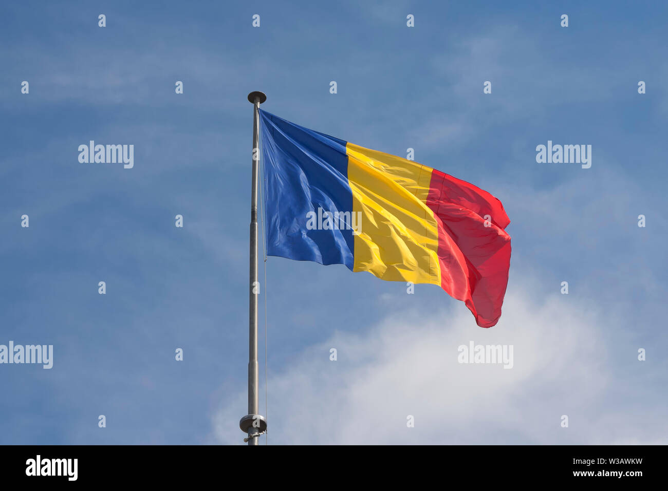 Flag of Romania Stock Photo - Alamy