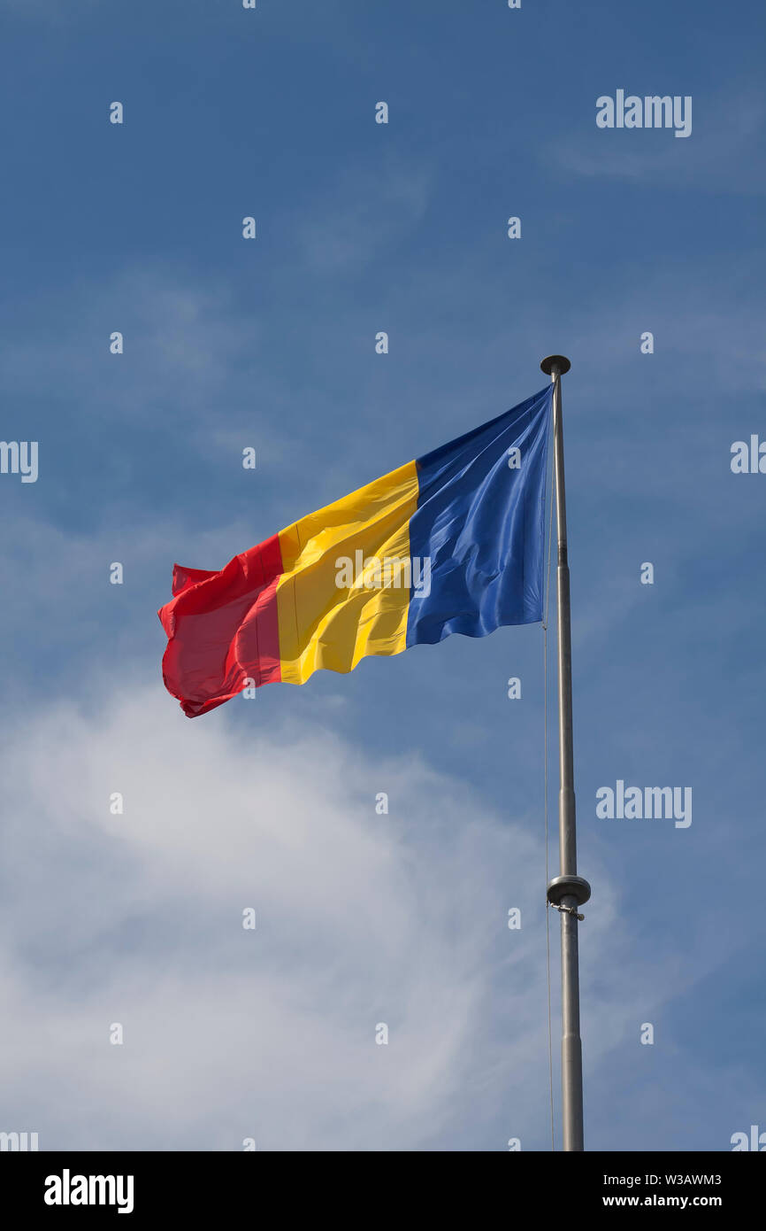 Flag of Romania Stock Photo - Alamy
