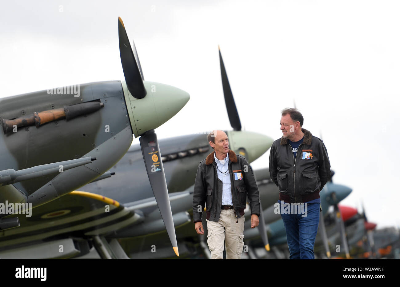 Founder of the Fighter Collection Nick Grey (right) and Fighter ...