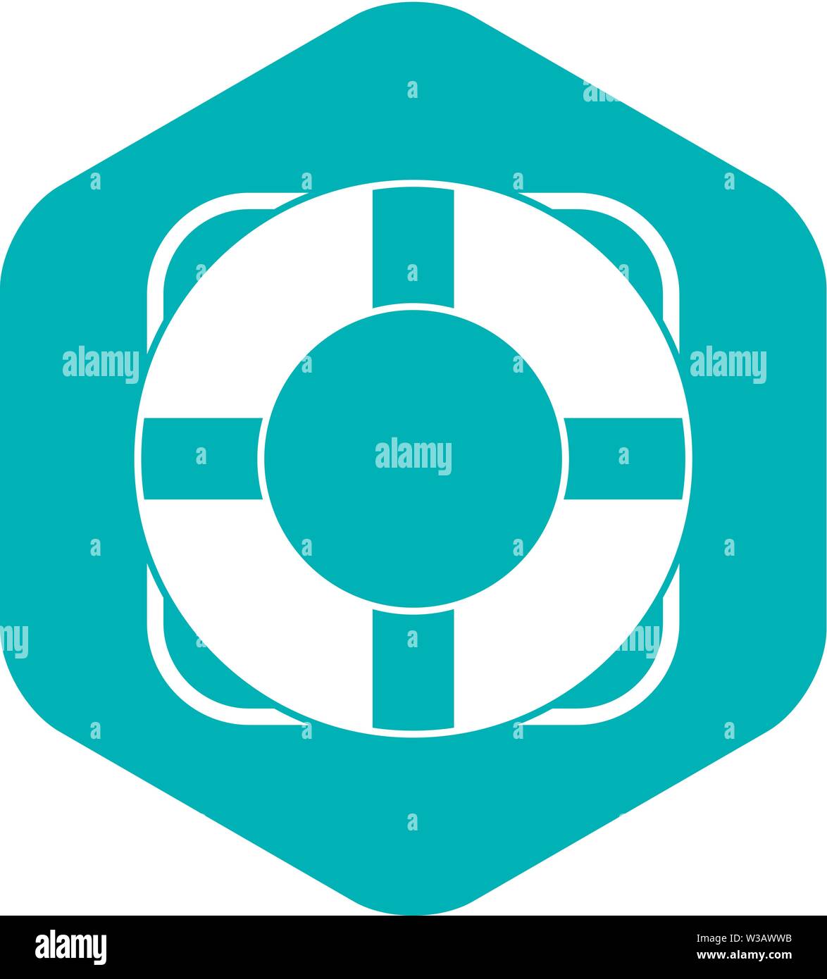 Swim ring simple vector Cut Out Stock Images & Pictures - Alamy