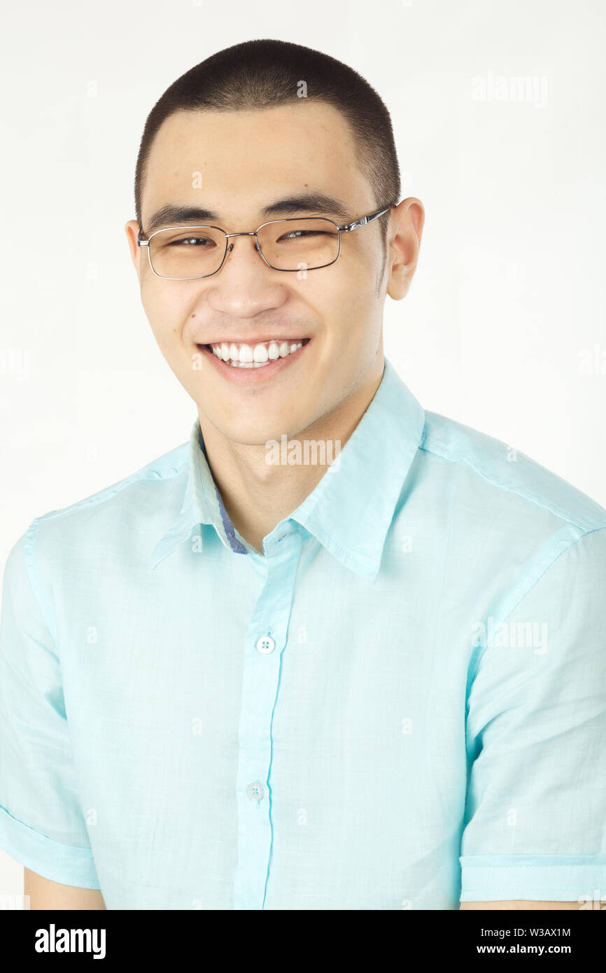 Portrait of a man smiling Stock Photo - Alamy