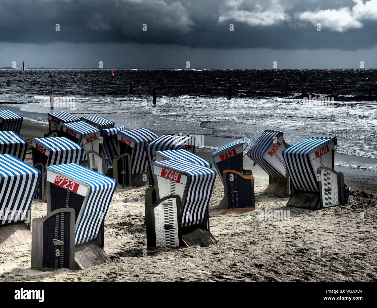 beach of norderney Stock Photo - Alamy