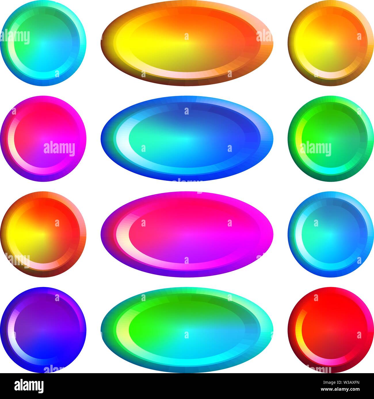 Gold coloured buttons hi-res stock photography and images - Alamy