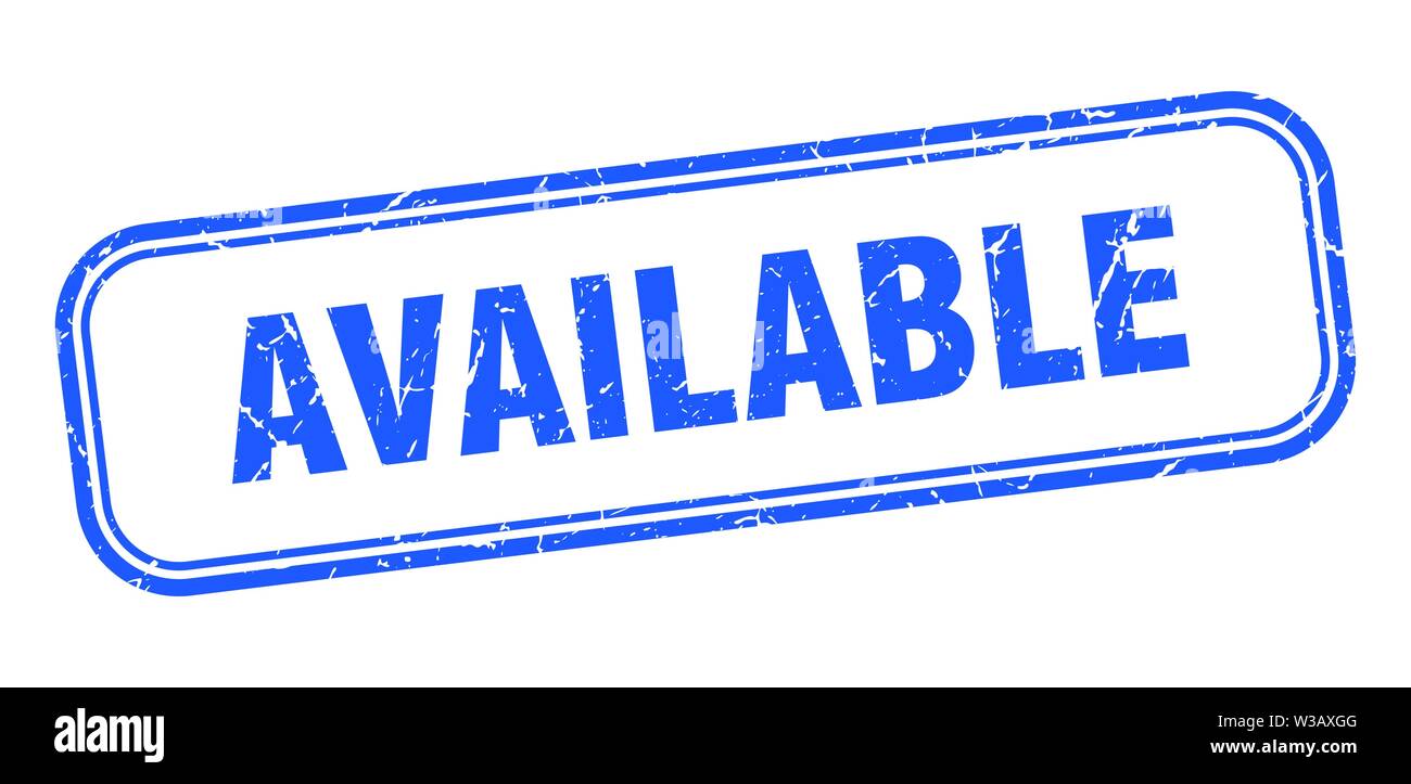 available stamp. available square grunge sign. available Stock Vector ...