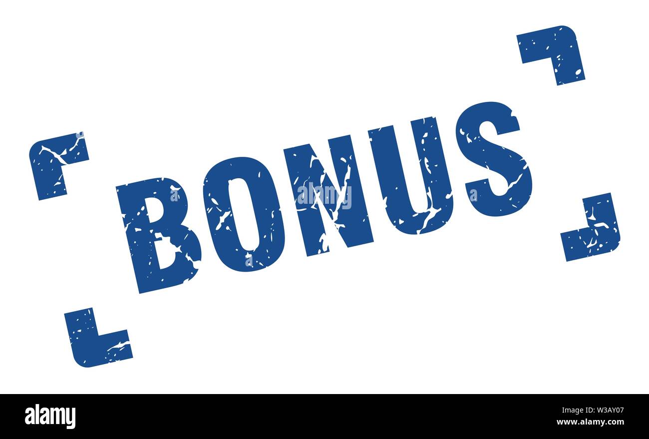bonus stamp. bonus square grunge sign. bonus Stock Vector Image & Art ...