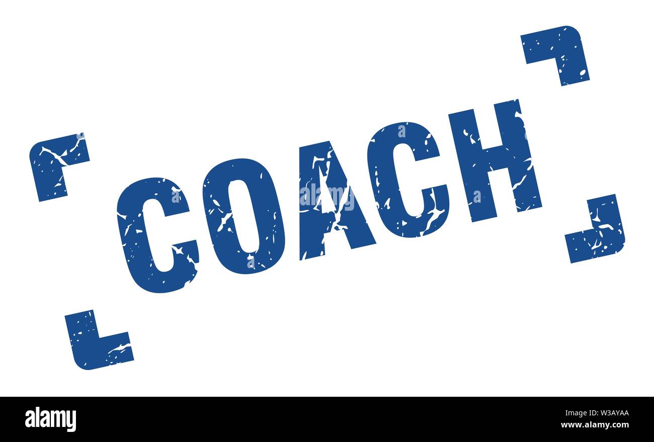 coach stamp. coach square grunge sign. coach Stock Vector Image & Art ...