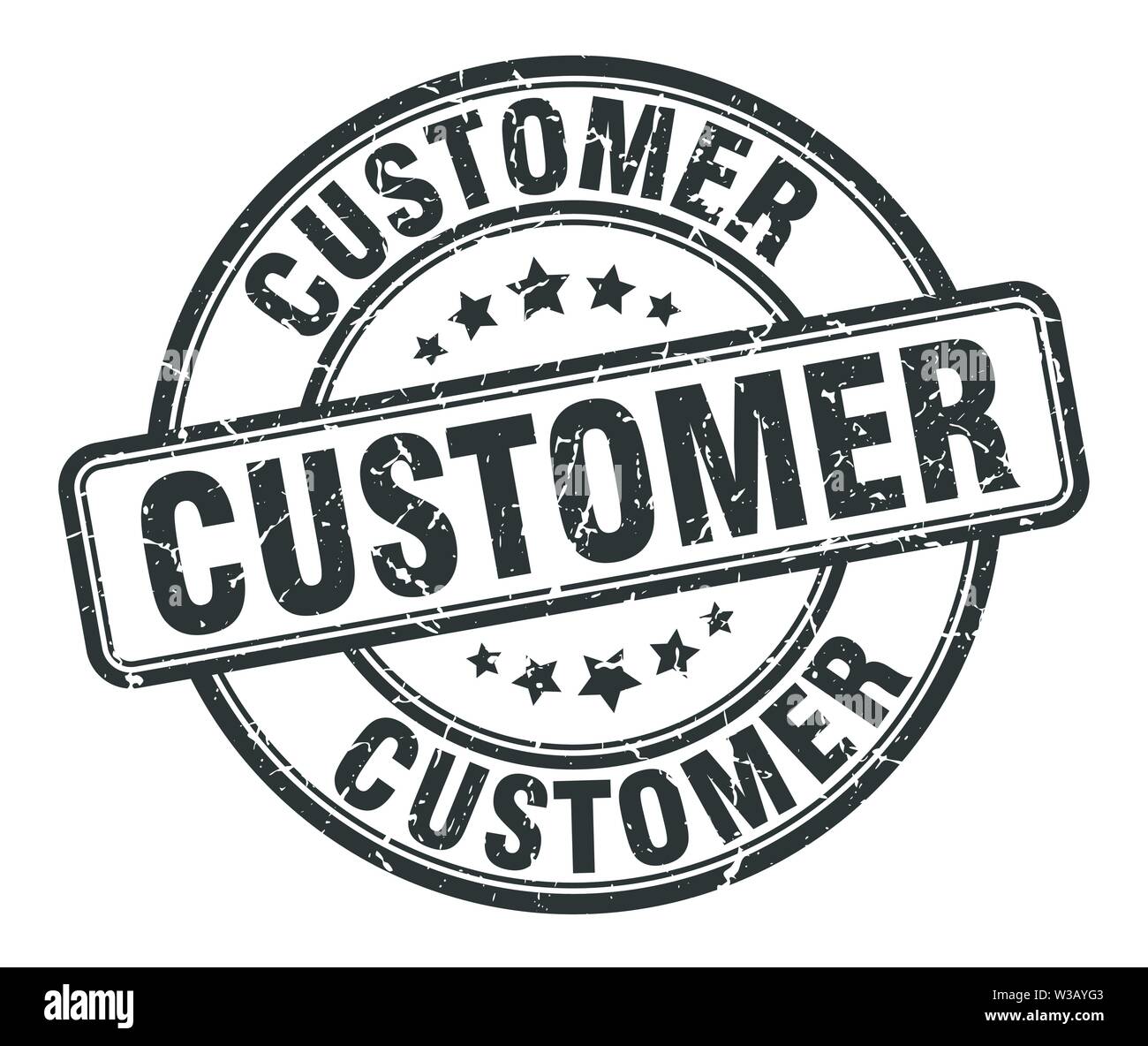 customer stamp. customer round grunge sign. customer Stock Vector Image & Art - Alamy