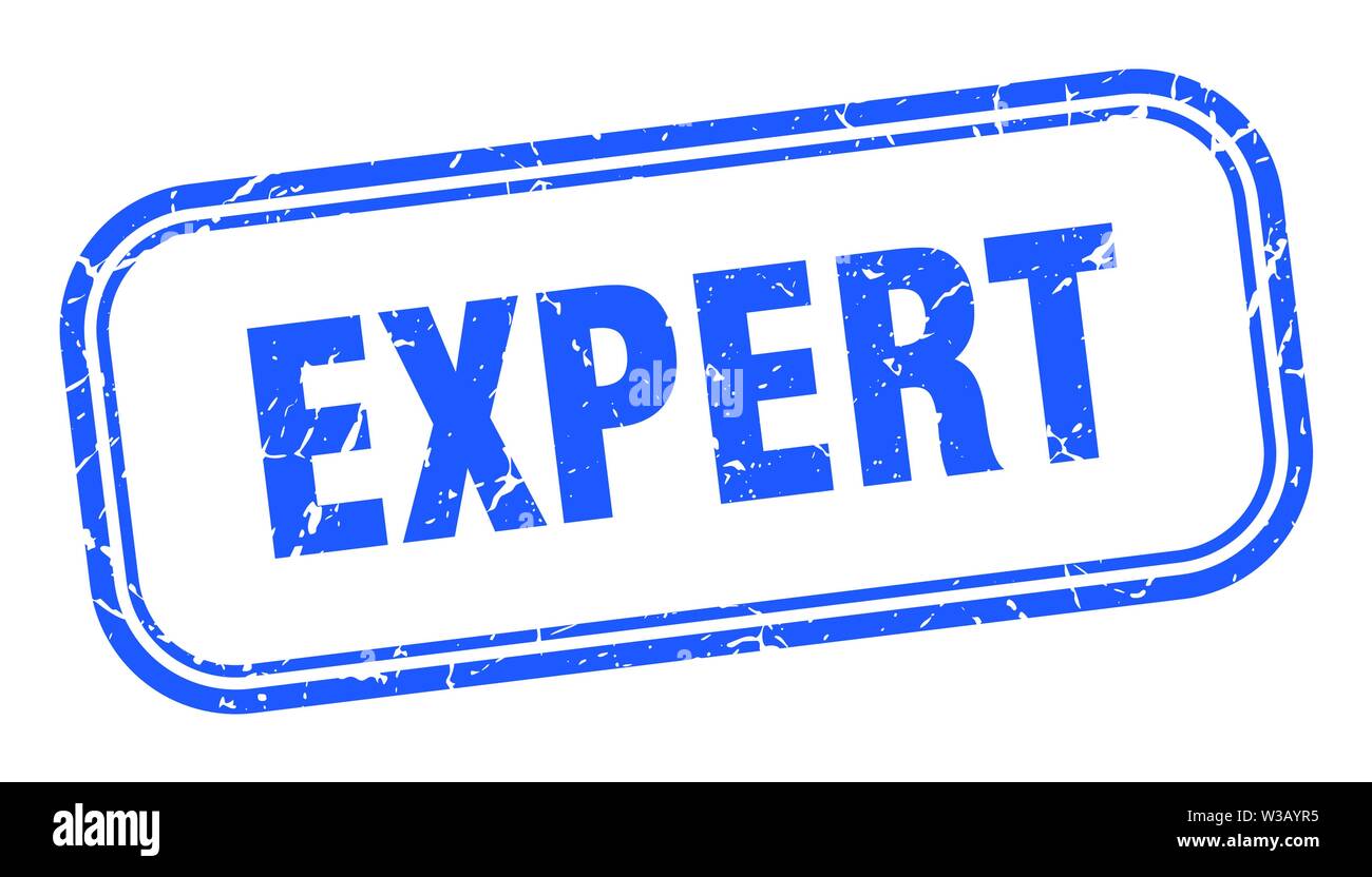 expert stamp. expert square grunge sign. expert Stock Vector Image ...