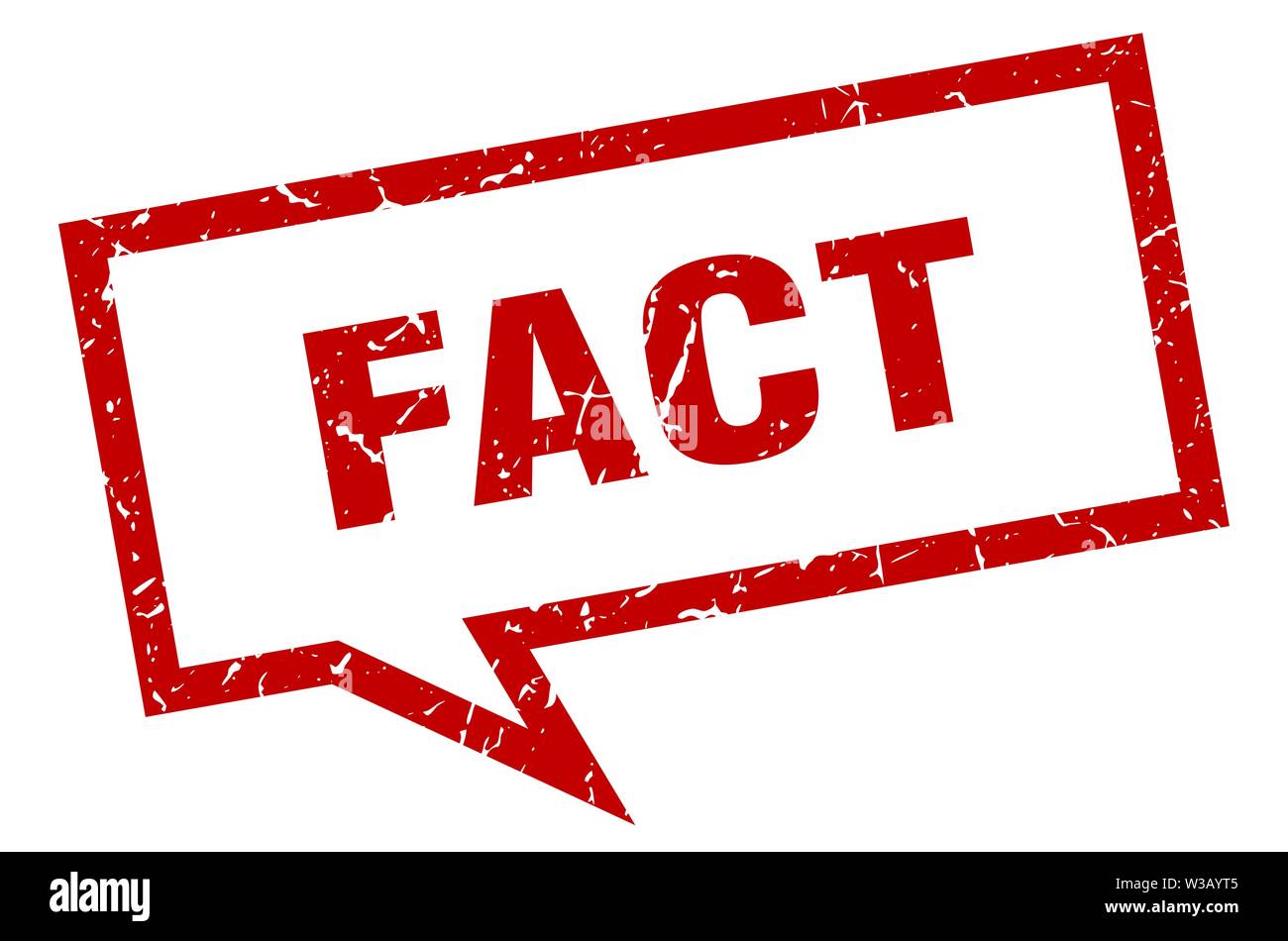 fact sign. fact square speech bubble. fact Stock Vector Image & Art - Alamy
