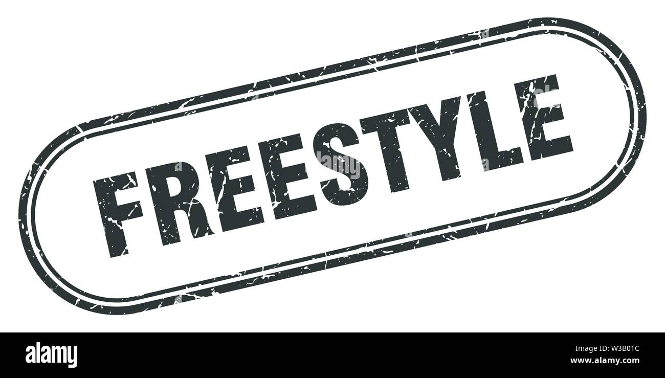 freestyle stamp. freestyle square grunge sign. freestyle Stock Vector ...