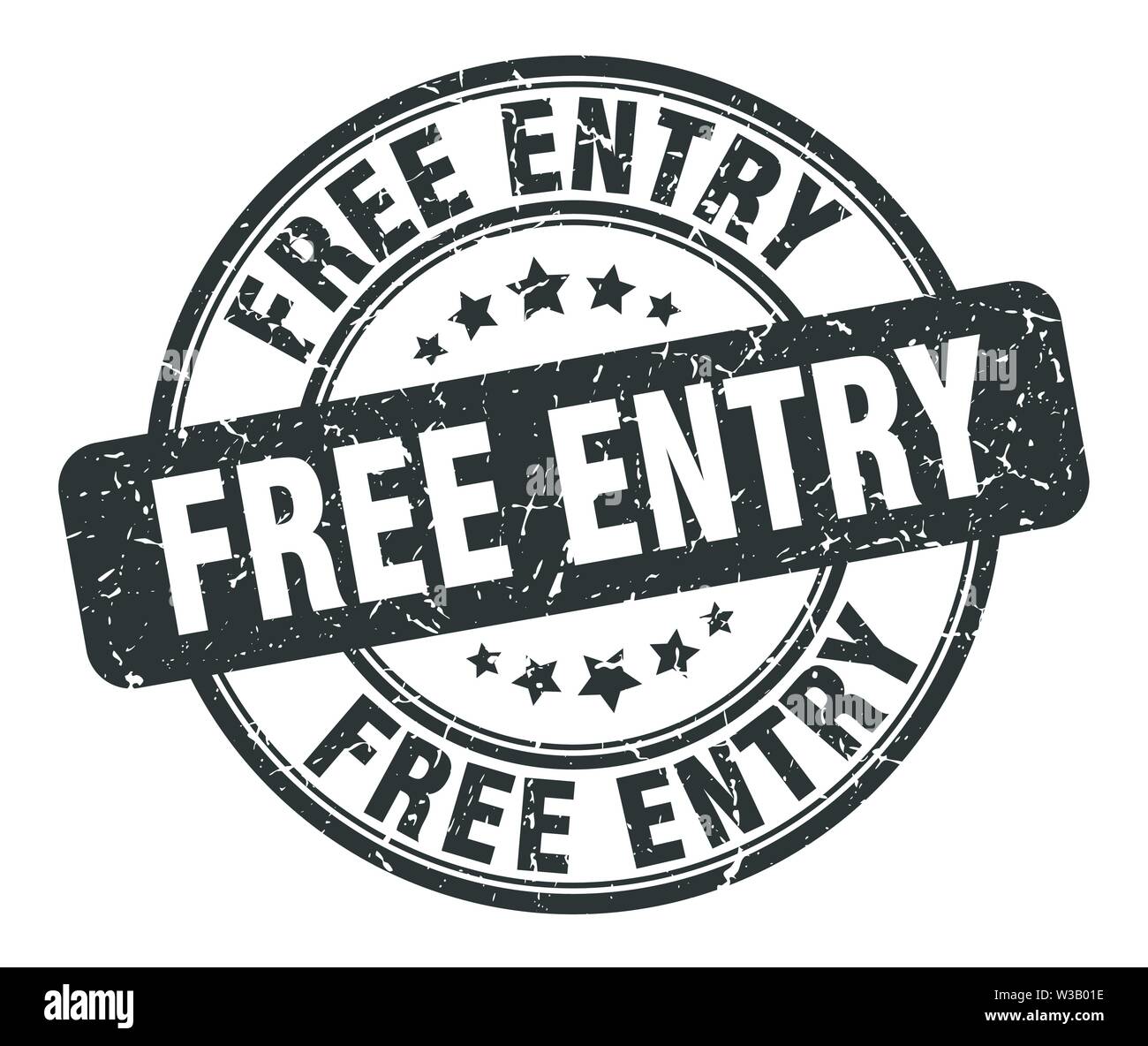 free entry stamp. free entry round grunge sign. free entry Stock Vector Image & Art - Alamy