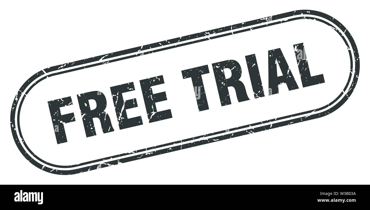 free trial stamp. free trial square grunge sign. free trial Stock ...